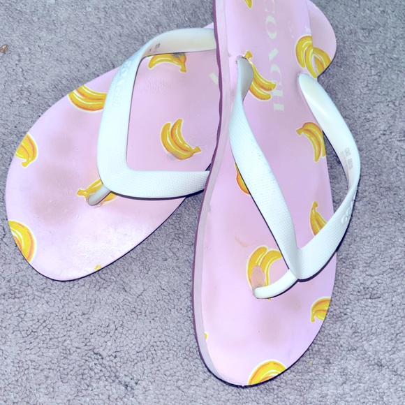 Coach | Shoes | Coach Banana Print Flip Flops Sandals | Poshmark